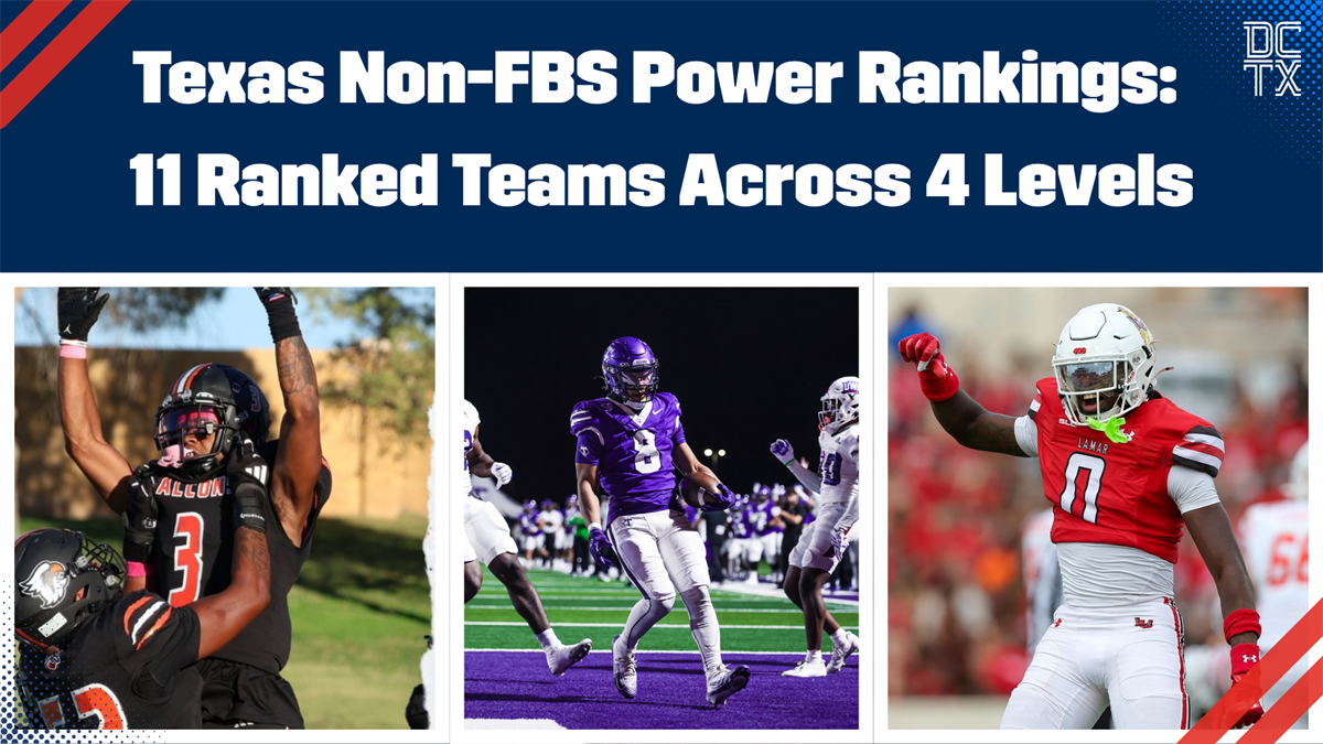 Texas Non-FBS Power Rankings: 11 Ranked Teams Across 4 Levels