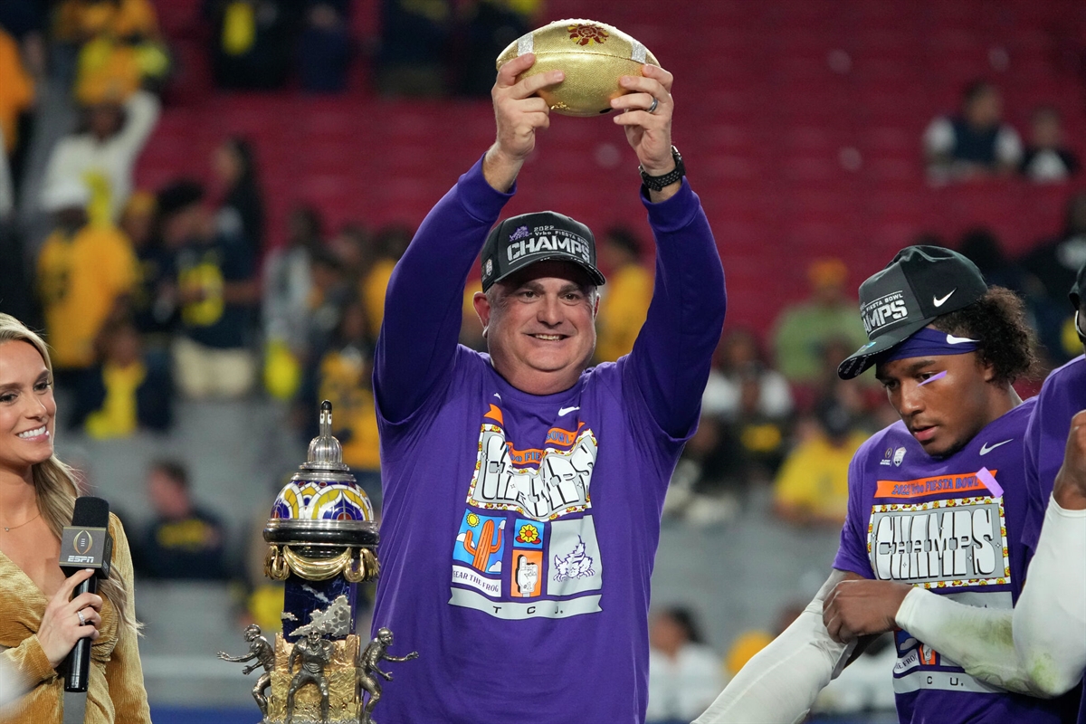 TCU, Baylor Lead 10-Year FBS Rankings in Texas