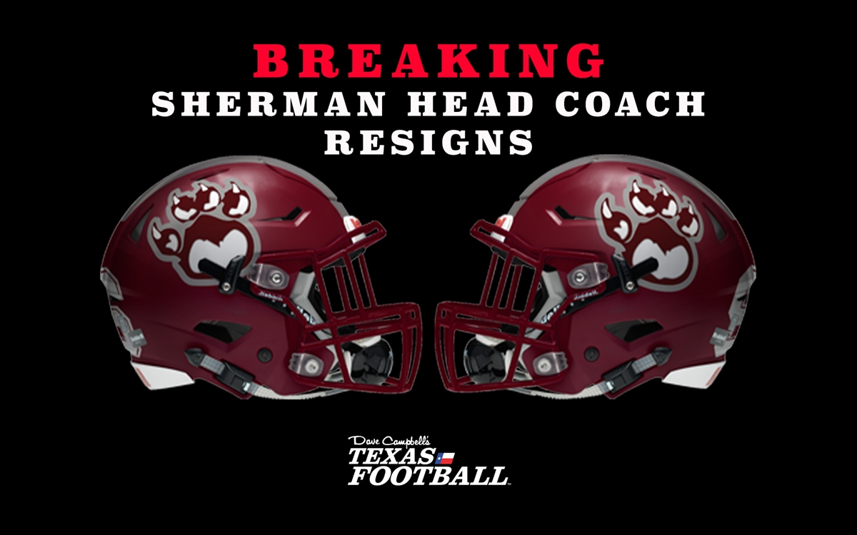 Sherman head coach resigns