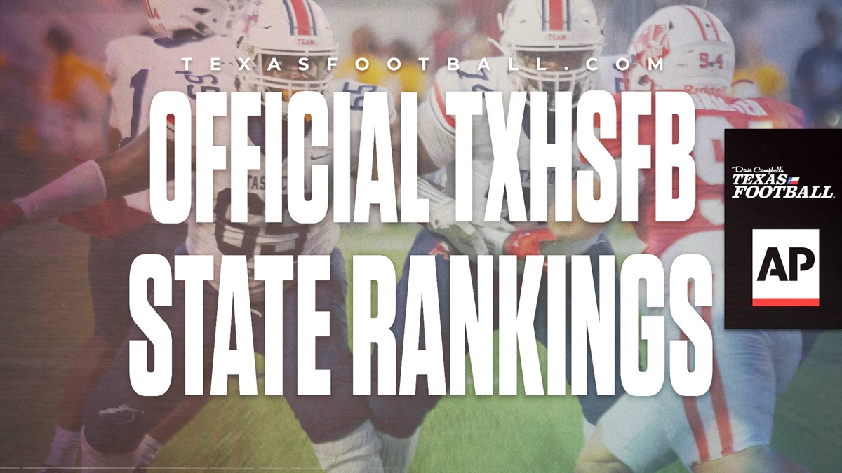Official TXHSFB AP Week 7 Rankings powered by DCTF