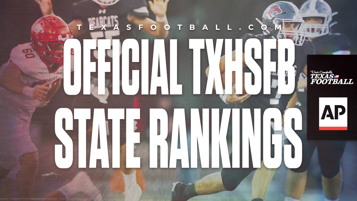 Official TXHSFB AP Week 6 Rankings powered by DCTF
