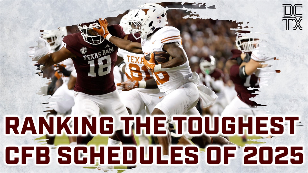 Ranking the Toughest College Football Schedules in 2025