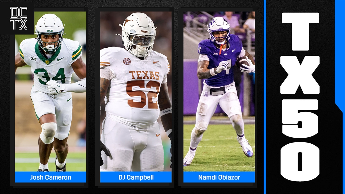 The Texas 50: Ranking the best college football players in Texas, 30-21
