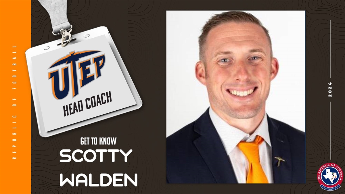 Get to know UTEP head coach Scotty Walden with The Republic of Football