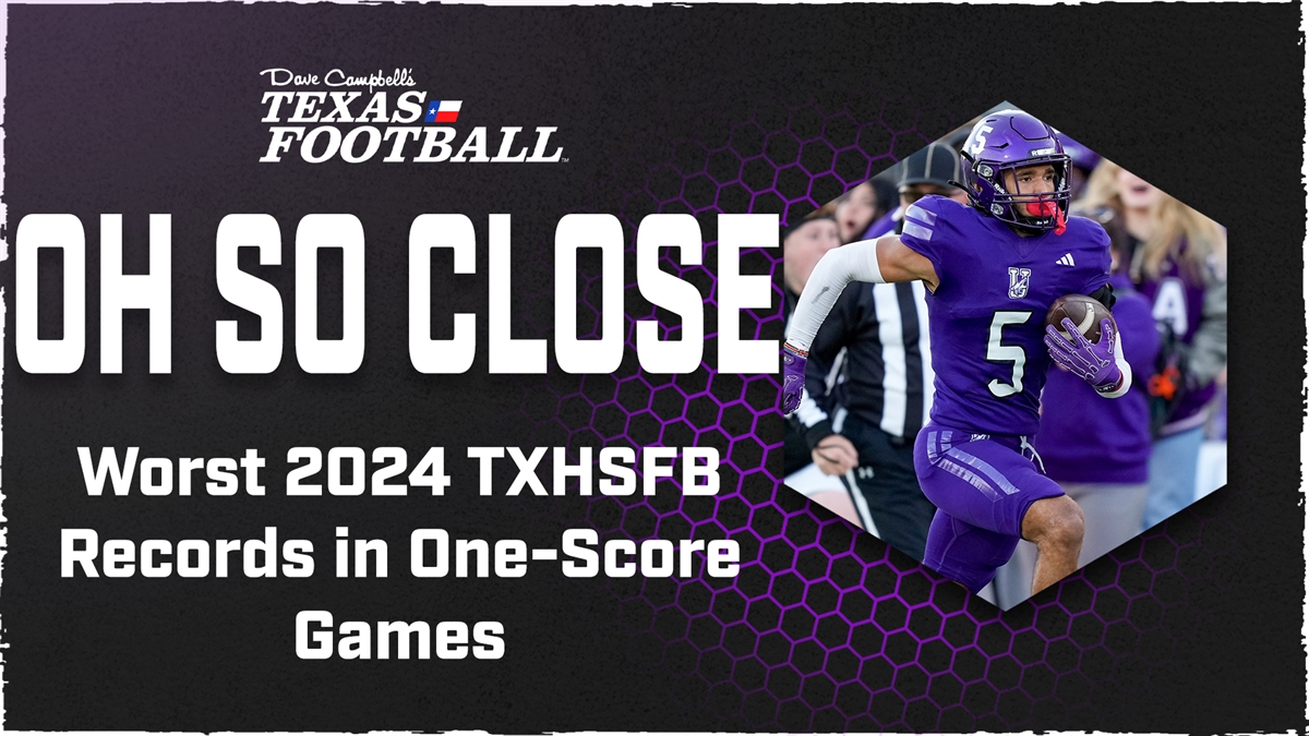 OH SO CLOSE: Worst 2024 TXHSFB Records in One-Score Games