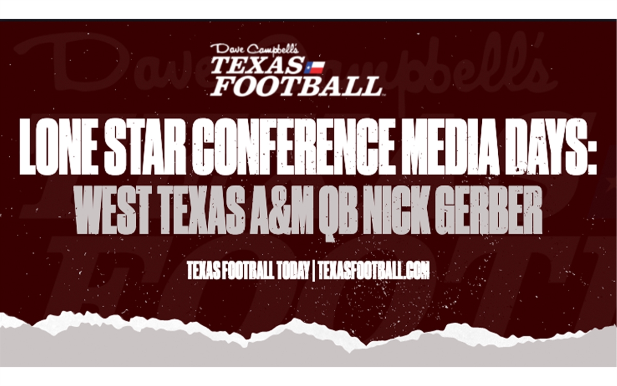 LSC Media Days: West Texas A&M QB Nick Gerber